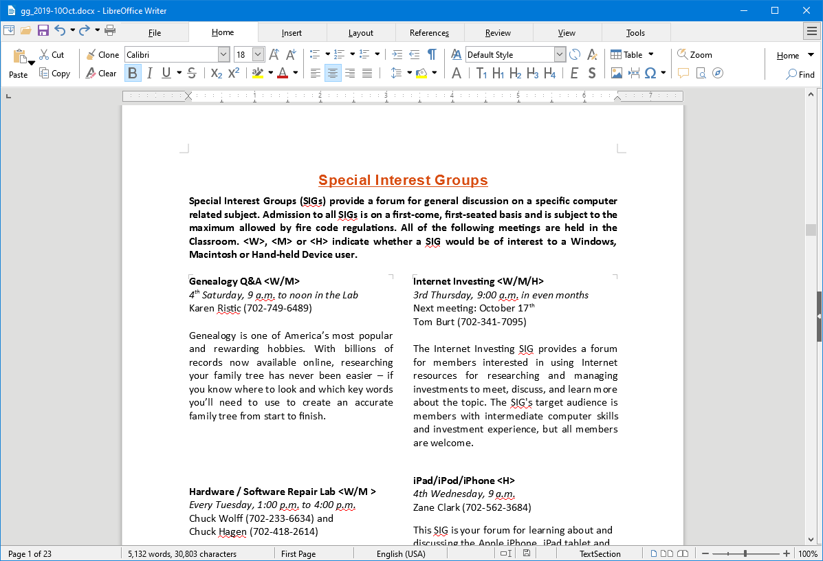 LibreOffice: A Powerful, Free Office Suite - Melbourne PC User Group